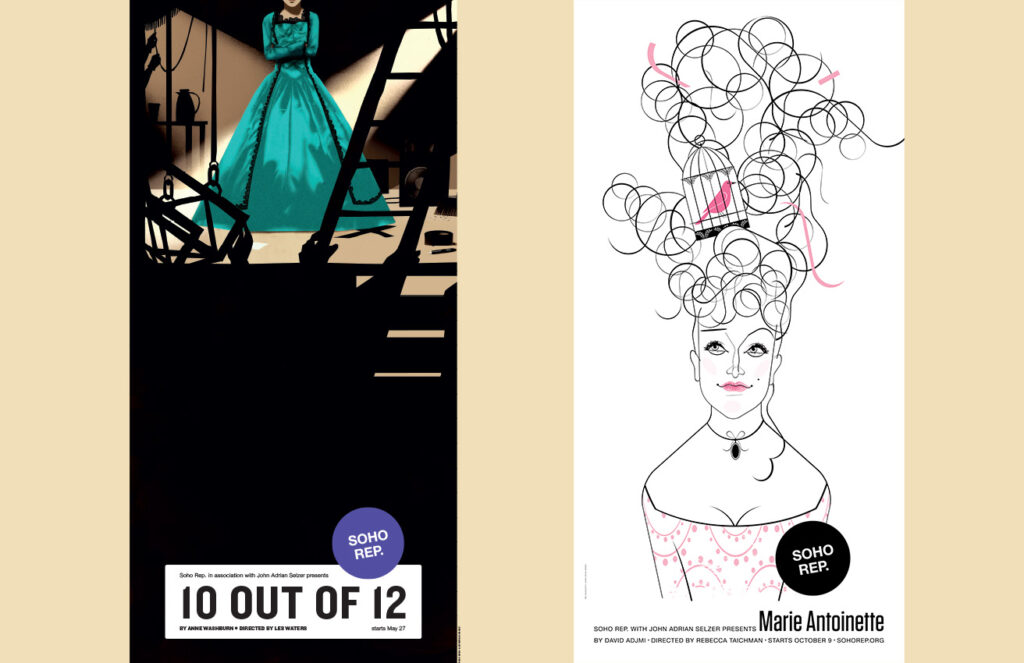 12 Seasons of Soho Rep Posters - Studio Usher